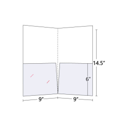 Legal Pocket Folder Standard With 6 Inch Right Pocket